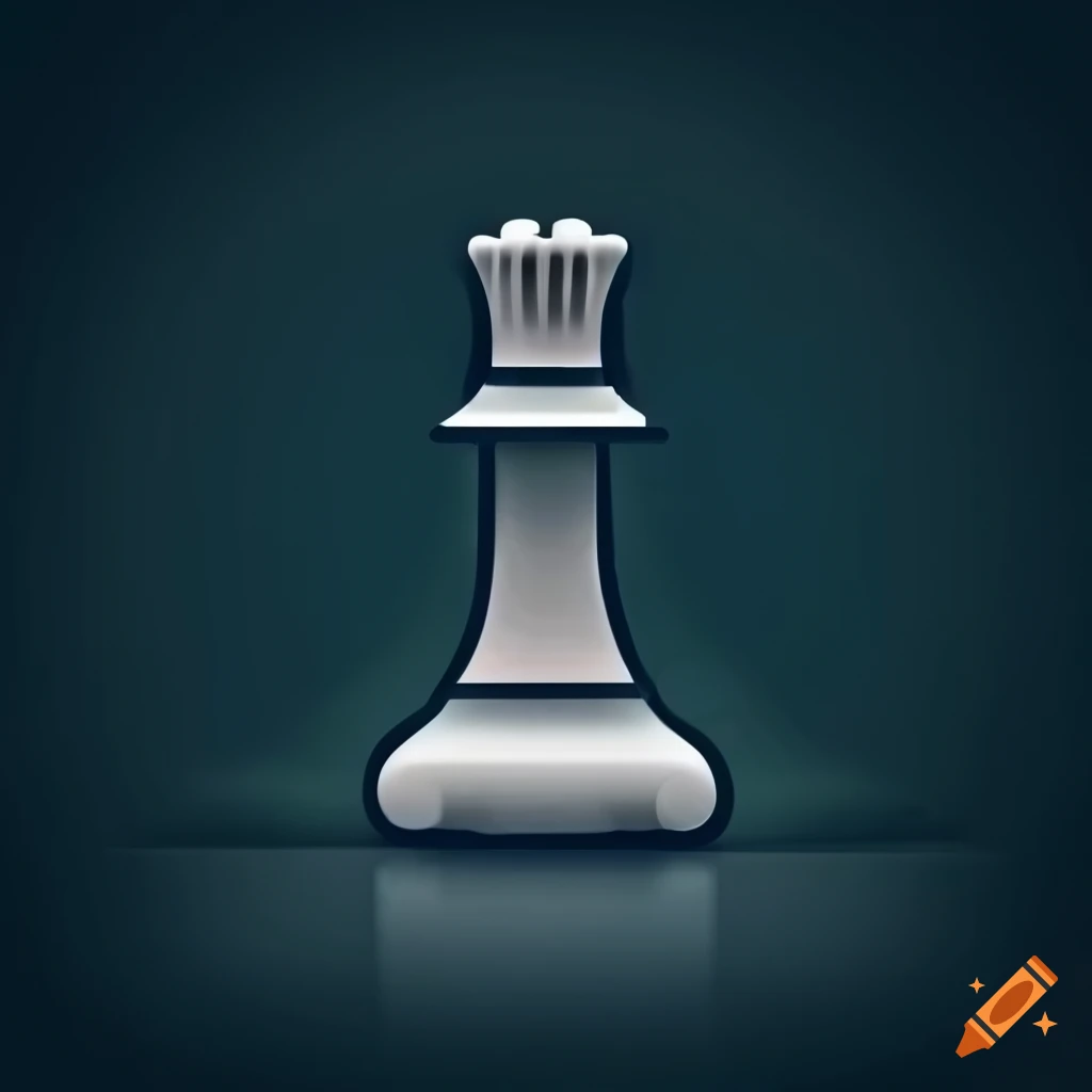 Create a modern and sleek app icon for a chess training app. The icon ...