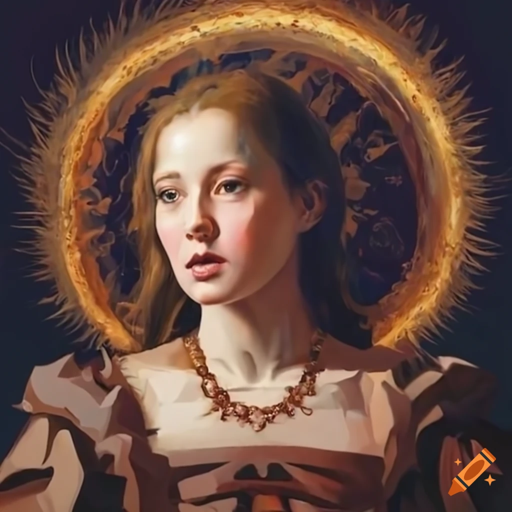 "the oa" with a renaissance style halo
