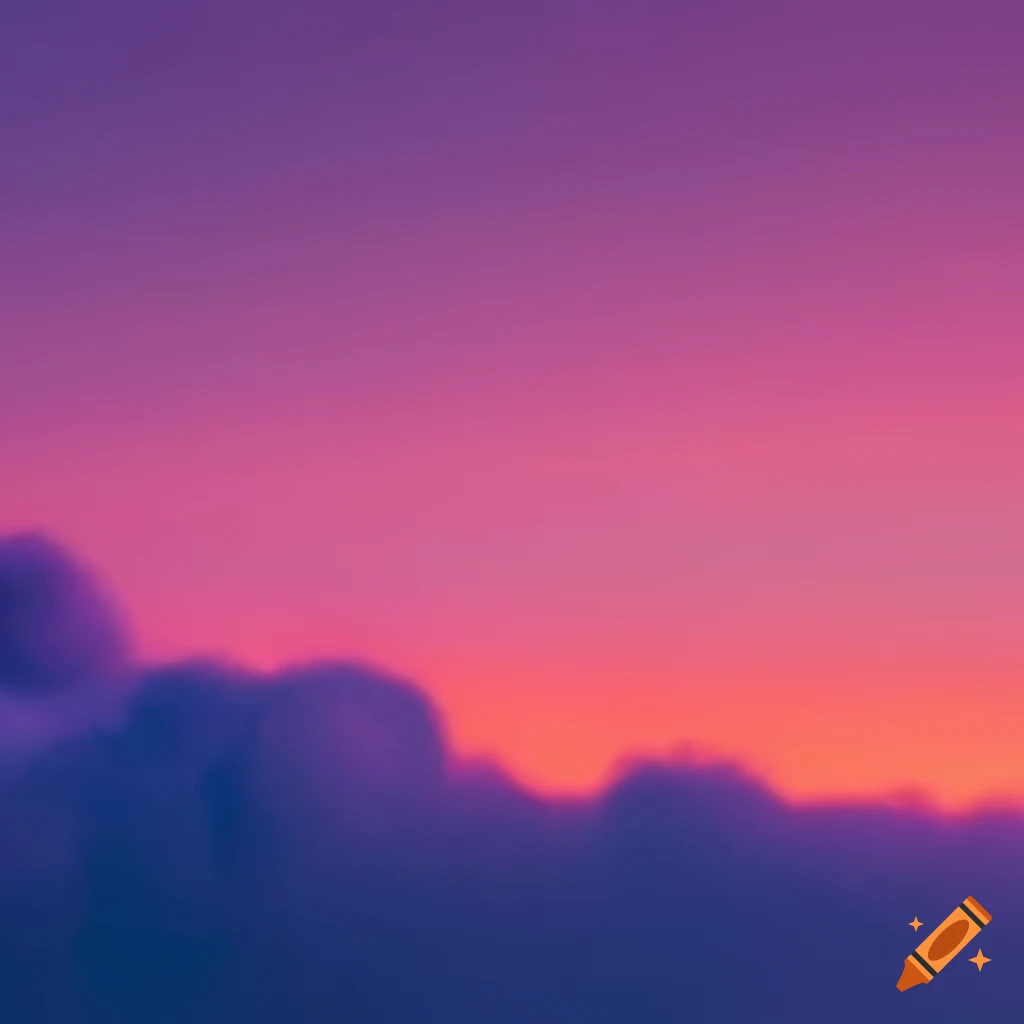 Cinematic sky, sunset, pink and orange clouds