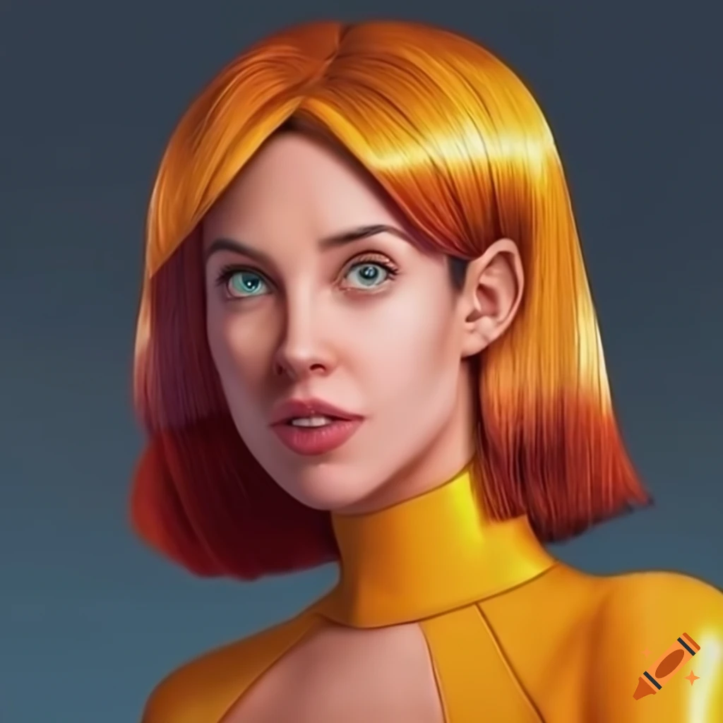 Beautiful woman portrait real-life super-detailed enhanced morphs into ...