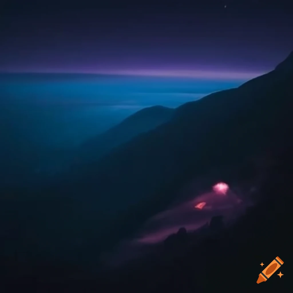 Hillside At Night