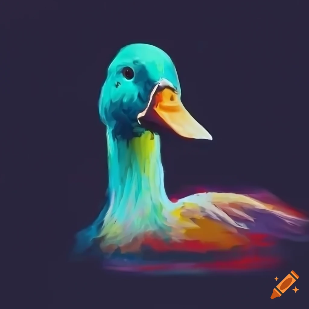 Duck, code, programming, coding, logo, mono background, honk, goose, javascript, backend, nest ...