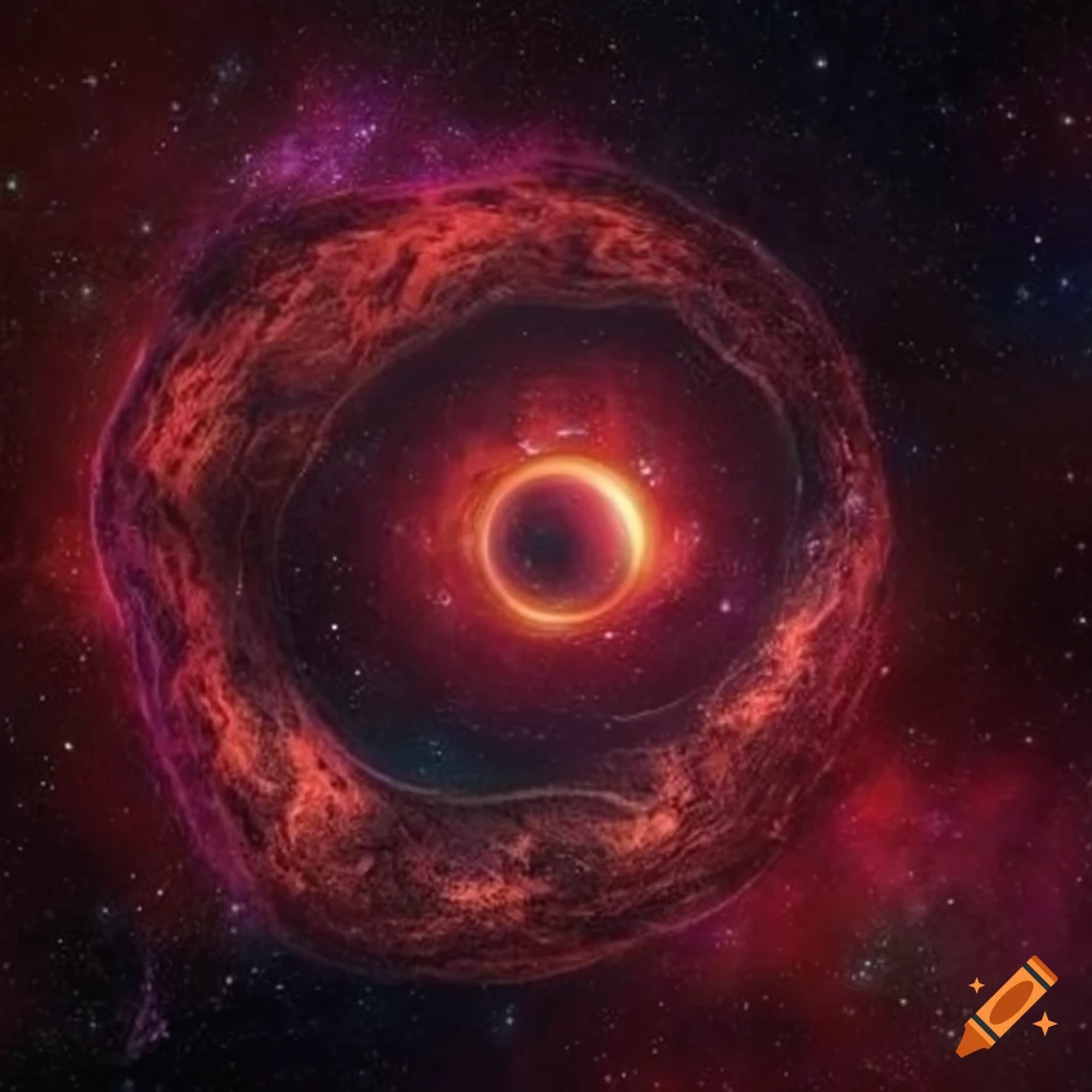 Create an image depicting the vast cosmos with darker colors and the ...