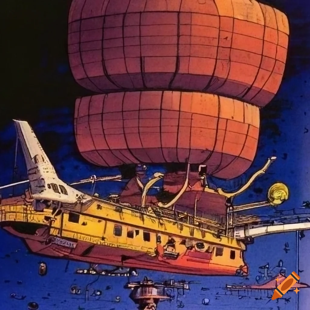 70s Sci Fi Flying Pirate Ship Ship Of The Line Space Shuttle Orbiter 70s-sci-fi-flying-pirate-ship-ship-of-the-line-space-shuttle-orbiter