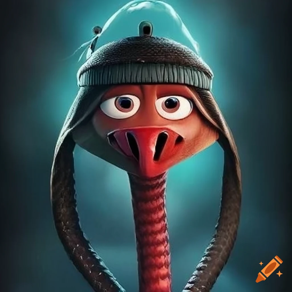 Ninjutsu cobra movie poster by pixar