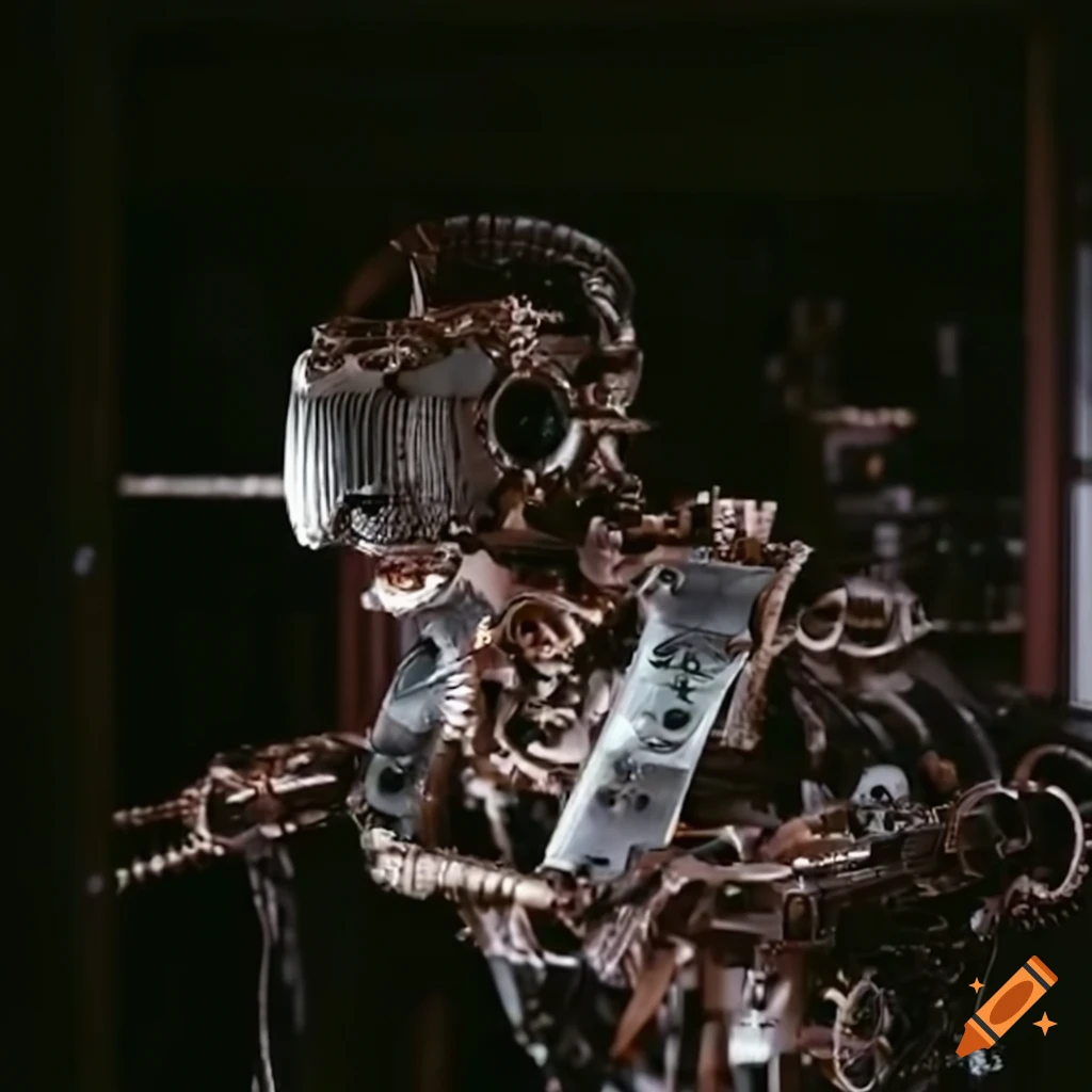 A colossal ultradetailed mechanical robot from a precursor species on ...