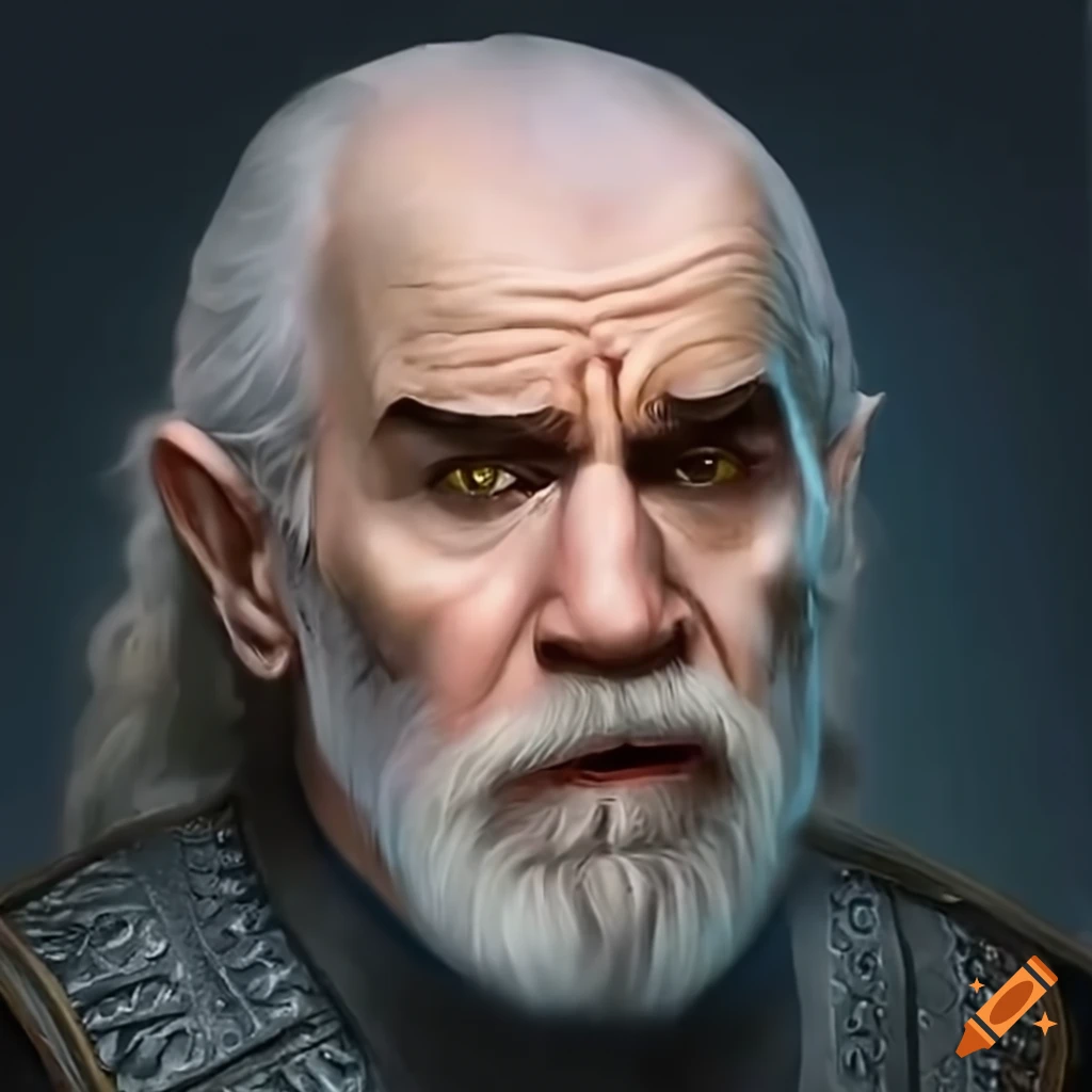 George carlin as the witcher on Craiyon