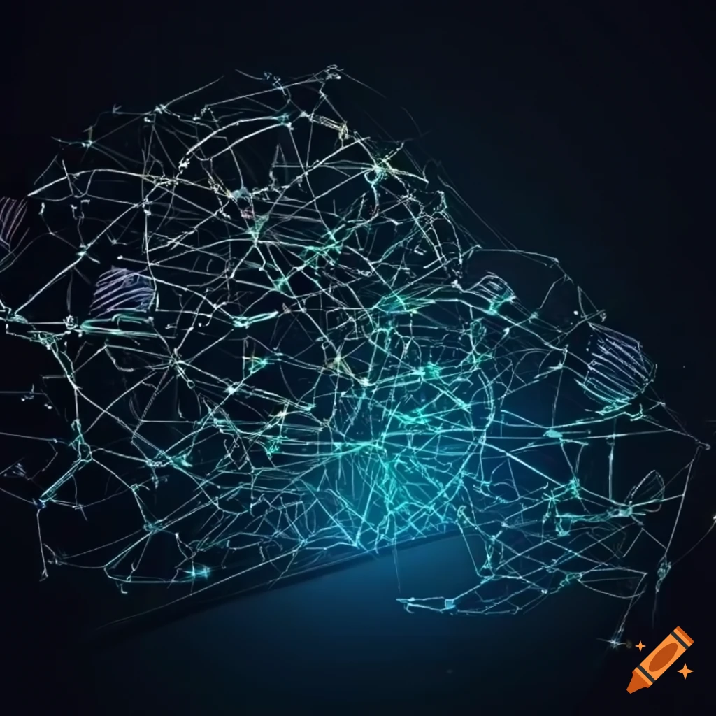 Computer networks abstraction on Craiyon