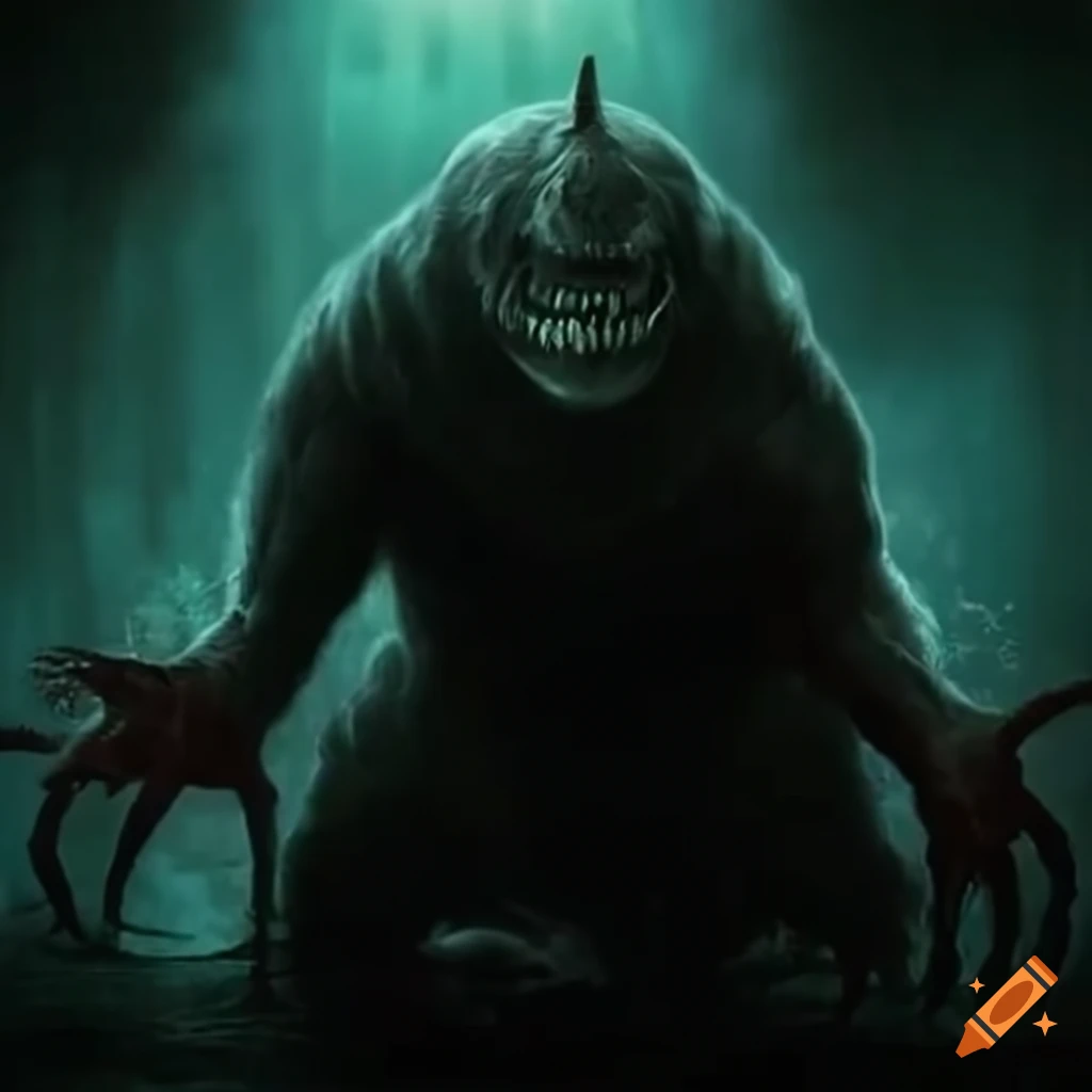 A monster inspired by the creatures in Stephen King's "The Langoliers ...