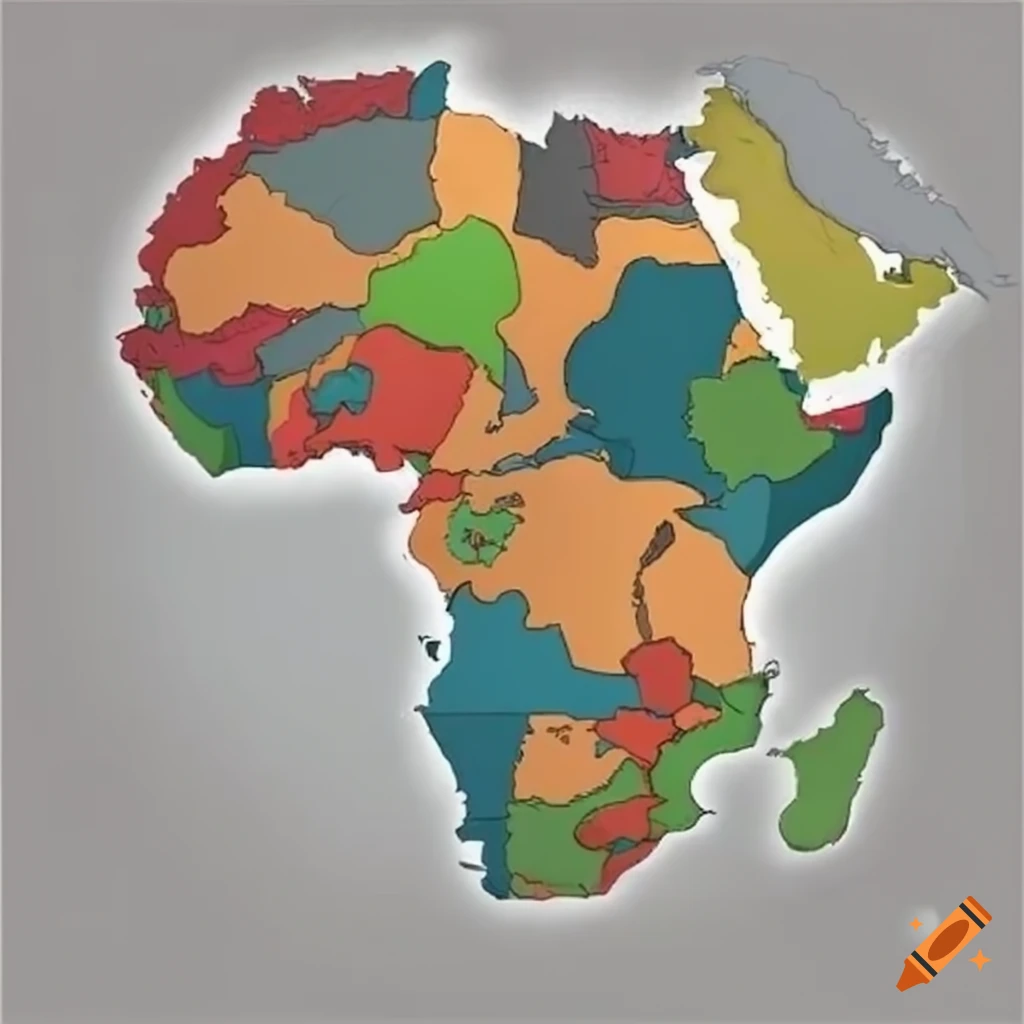 Mapa Rompecabezas De áfrica