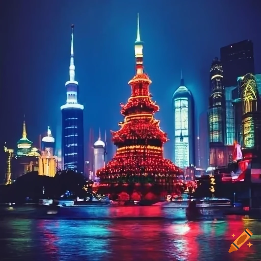 Christmas in shanghai on Craiyon