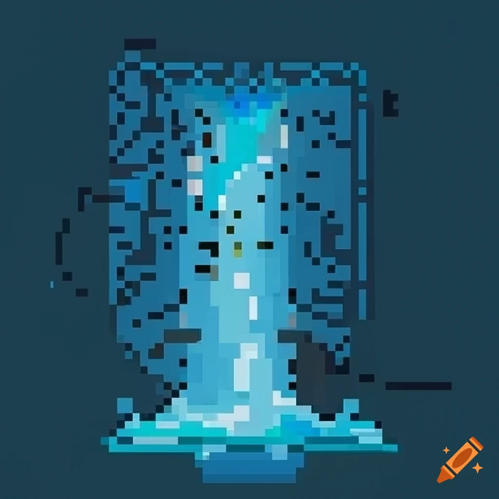 Pixel art water