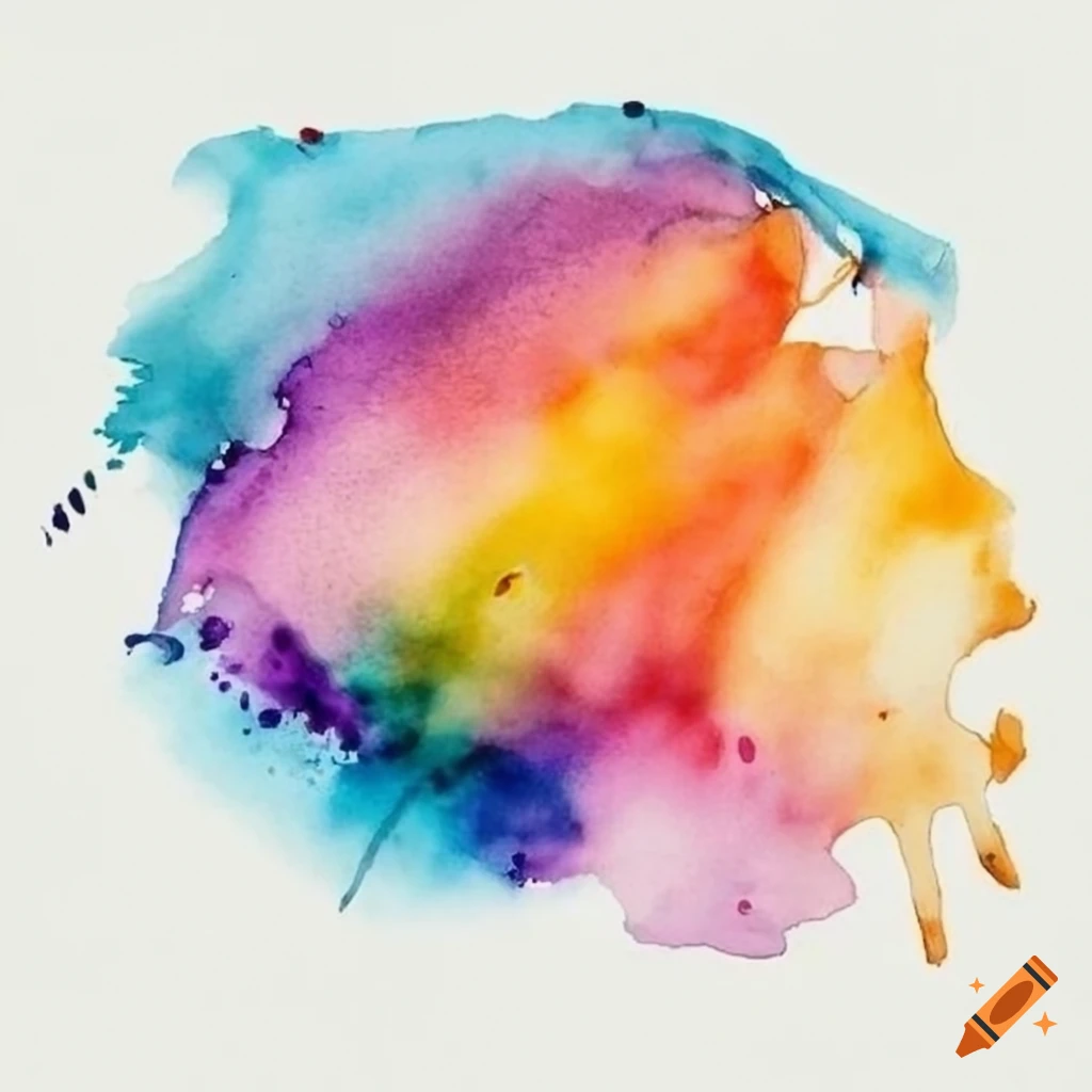 Aquarelle multicolor