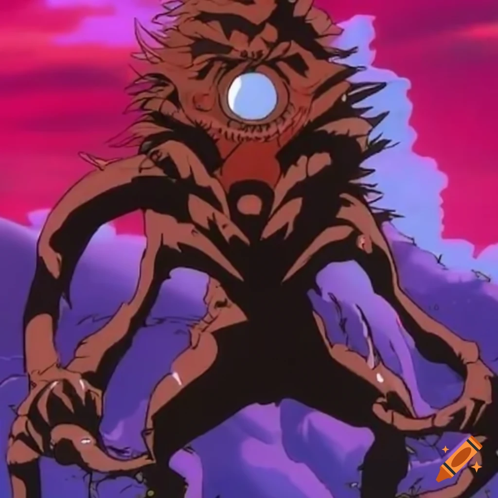 80-90's anime ova creature