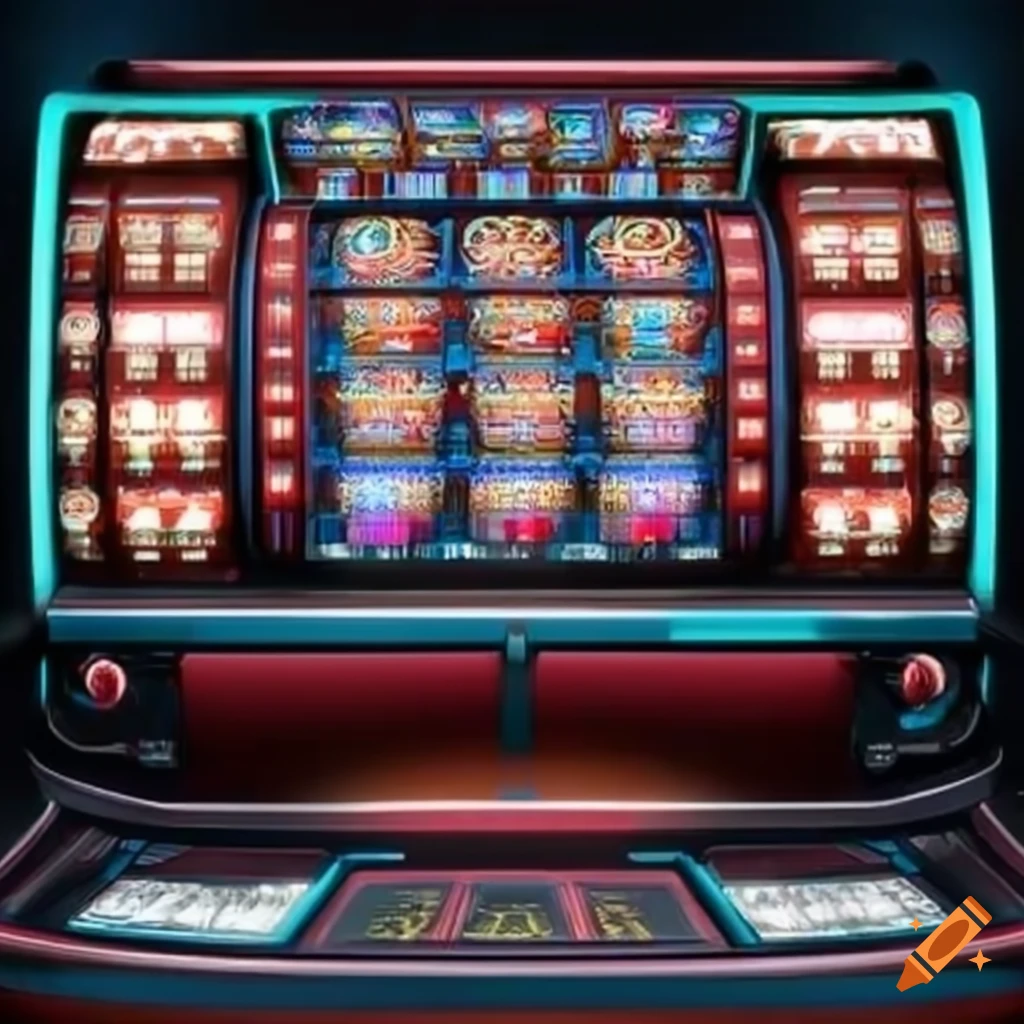 Vibrant and exciting online casino slot game with captivating aura