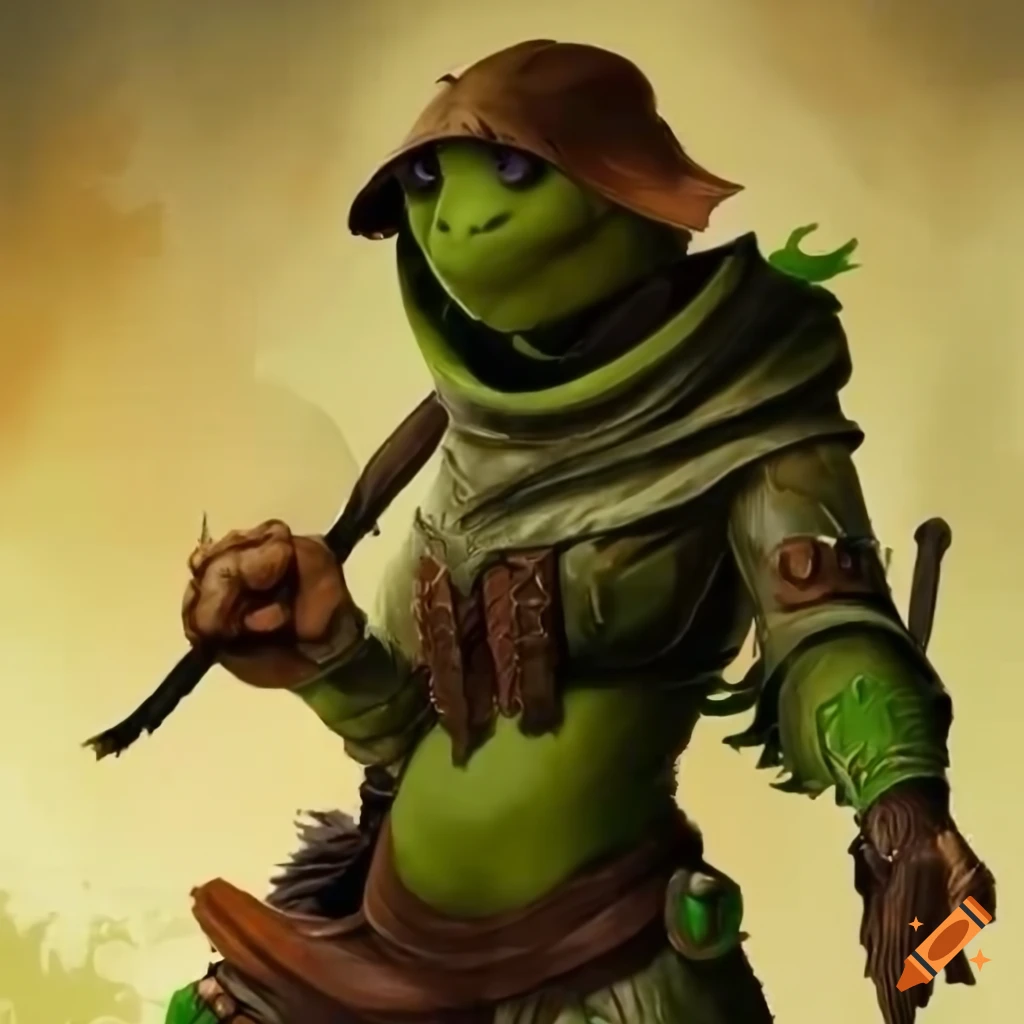 Frog pathfinder ranger on Craiyon