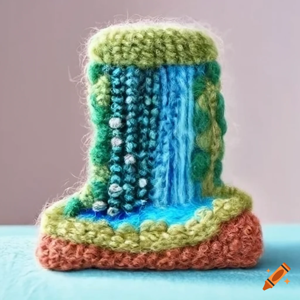 _little_3d_punch_needle_wool_small_island_outline_of_a_WATERFALL_OF ...