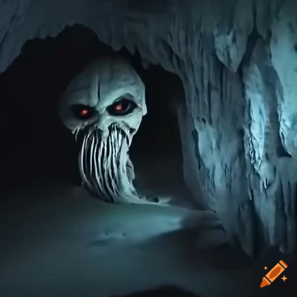 Cursed nightmare phantom in cave shadows caught on security camera on ...