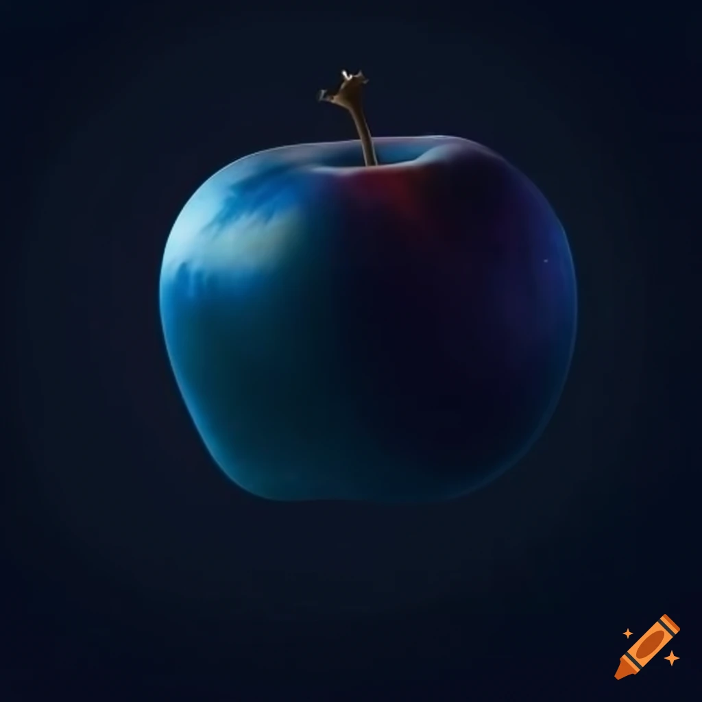 An apple in space