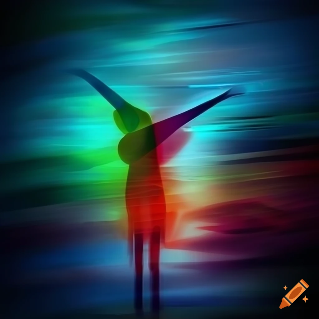 Abstract artwork representing the concept of personal freedom on Craiyon