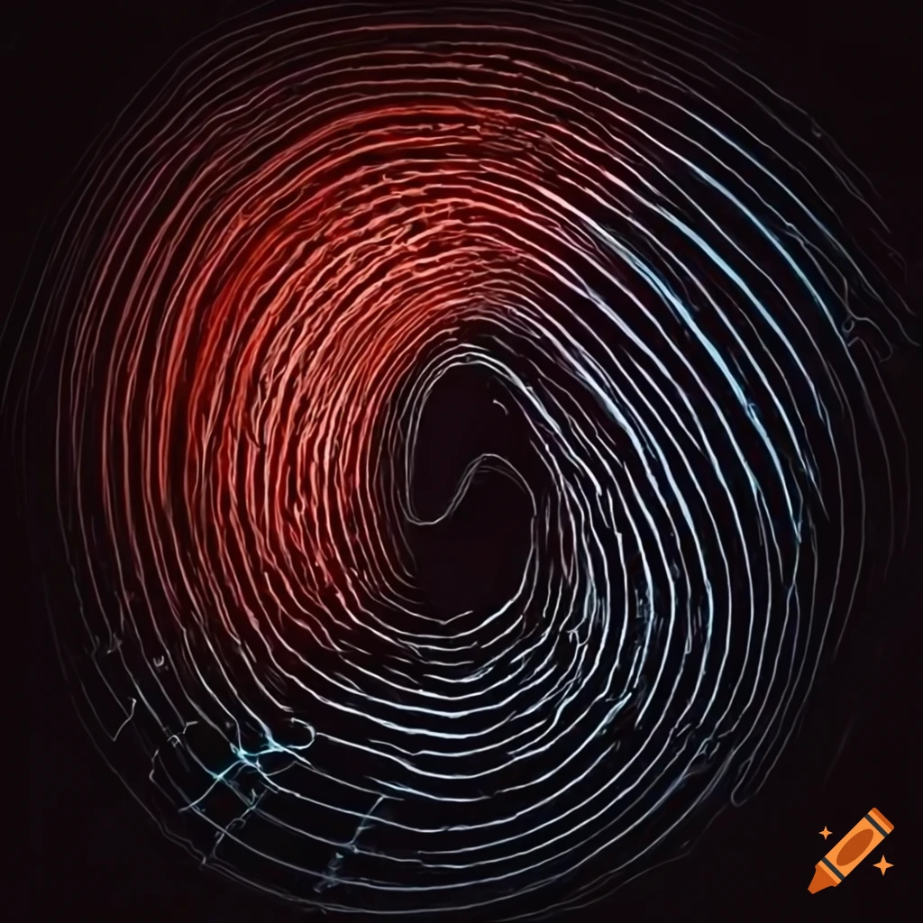 Abstract drawing of sound