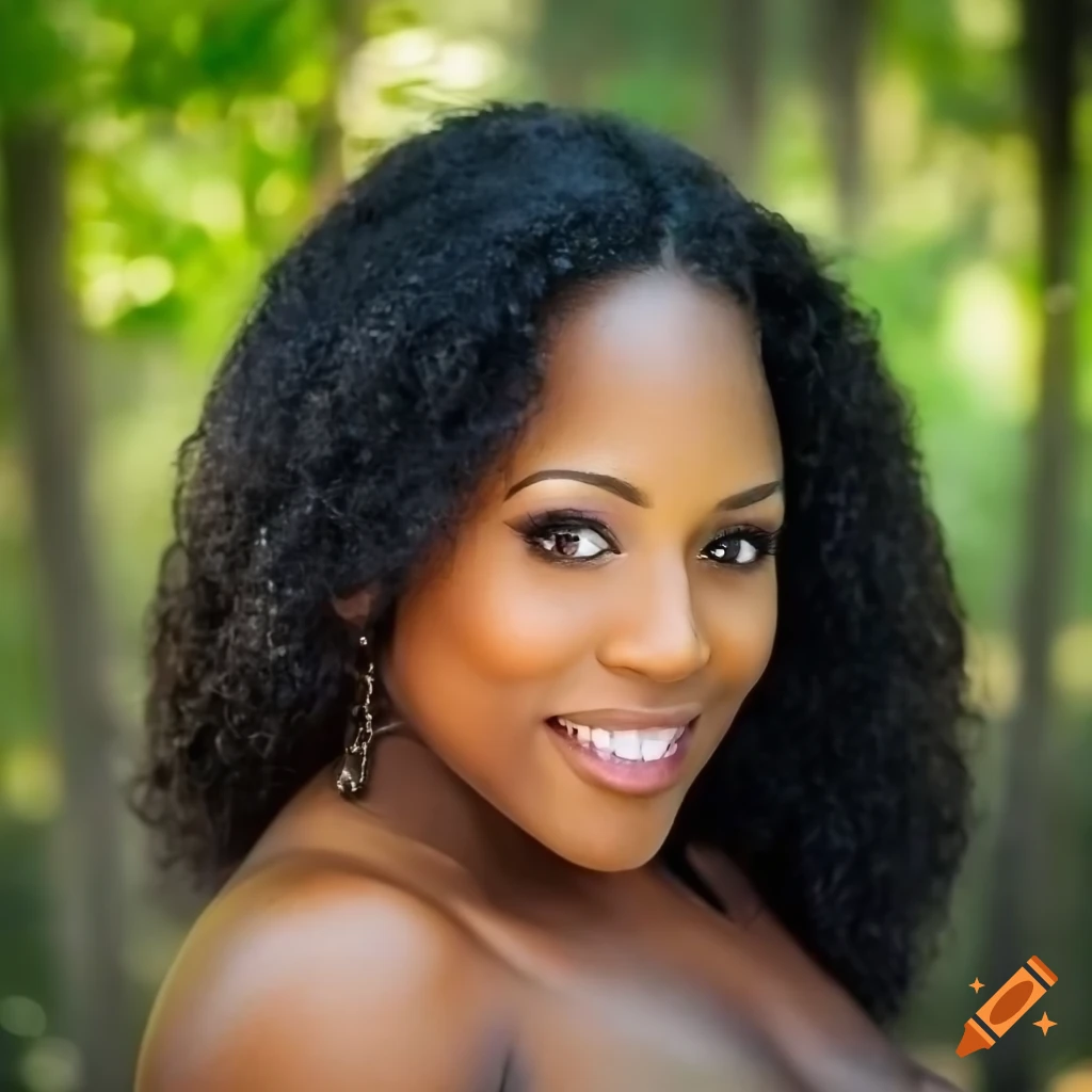 Actress "Kellita Smith", age 40, closeup face, outdoor, boudoir ...