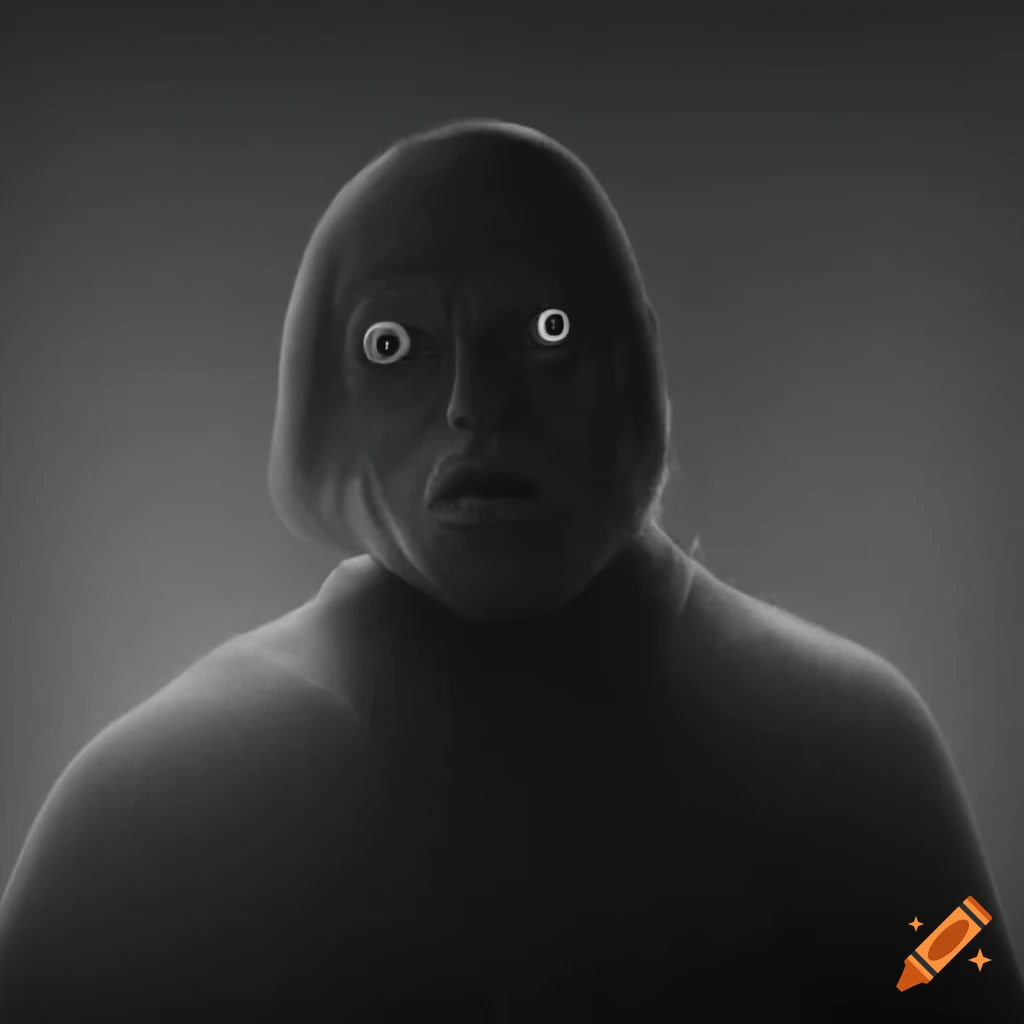 Scary man on Craiyon