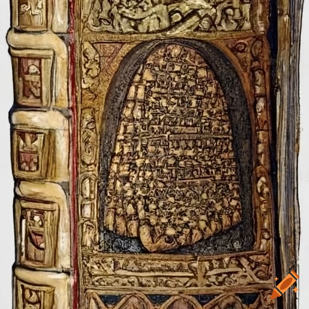 Book of the Dun Cow compiled in the monastery of Clonmacnoise in the ...