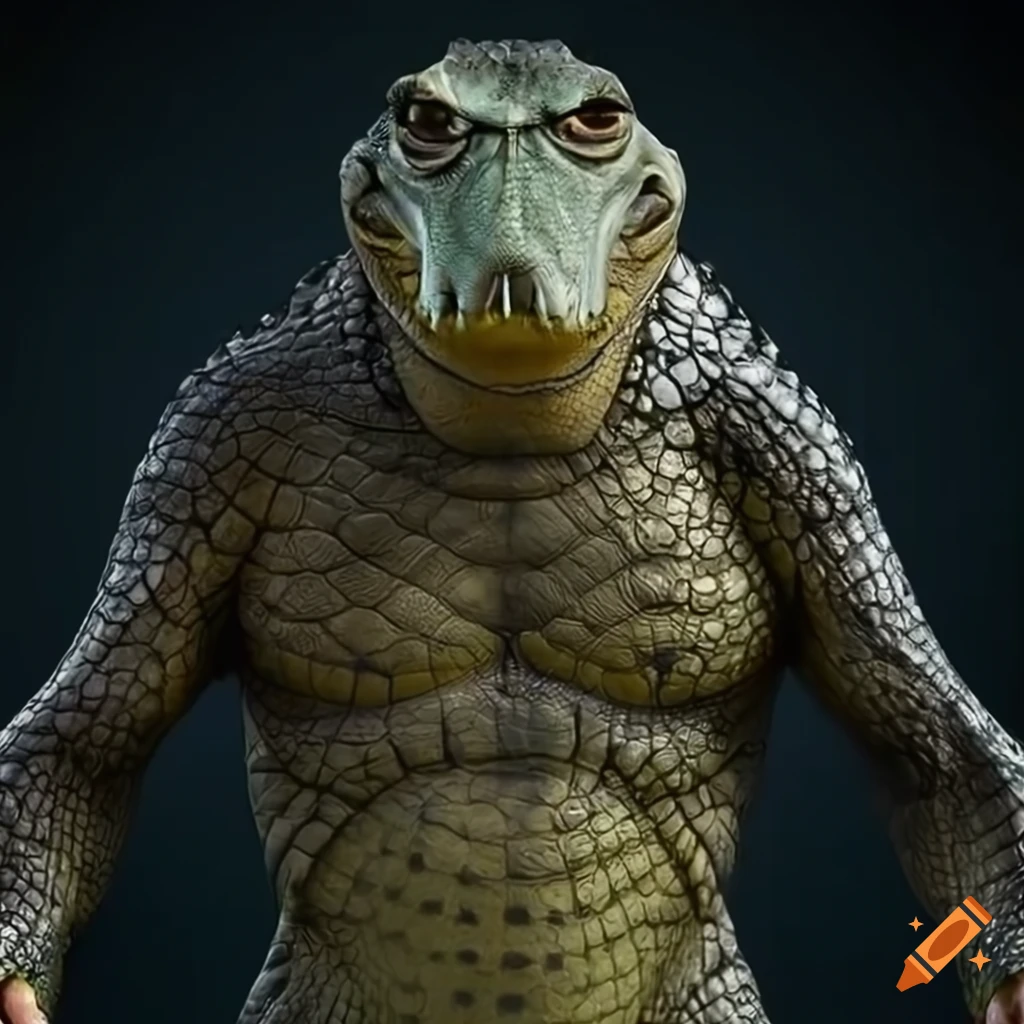 Humanoid_crocodile__high_definition on Craiyon