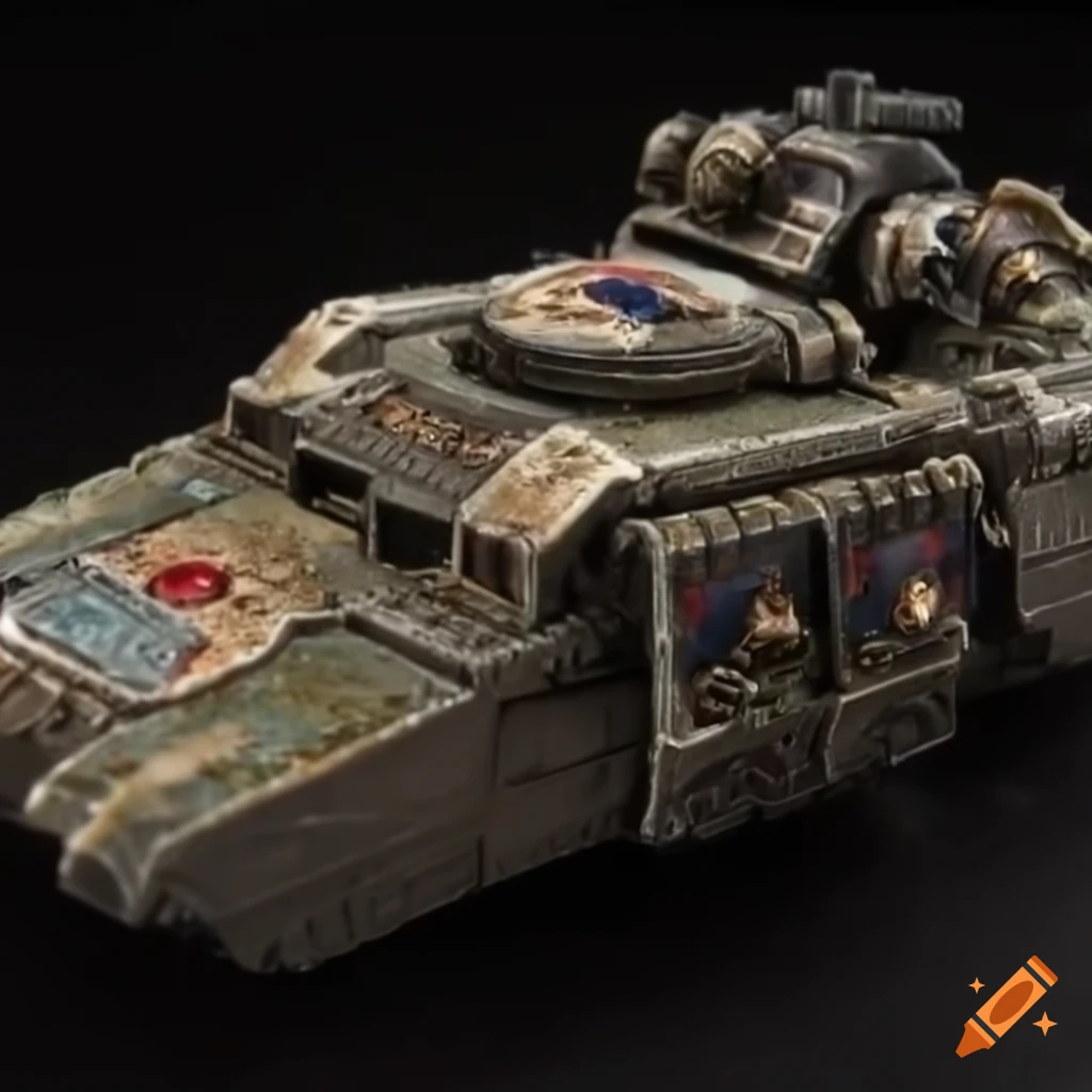 Warhammer 40k car on Craiyon