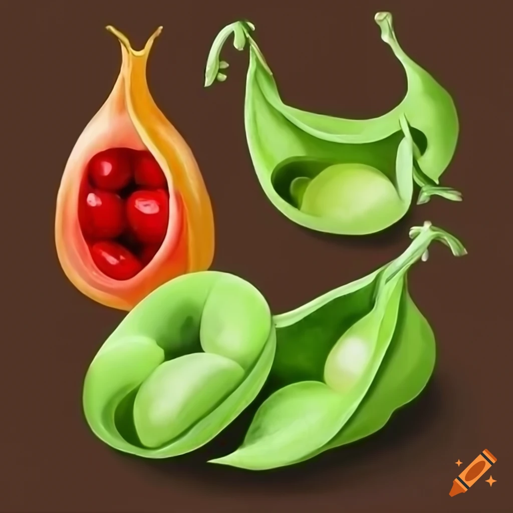 Devil peas. angel peas on Craiyon
