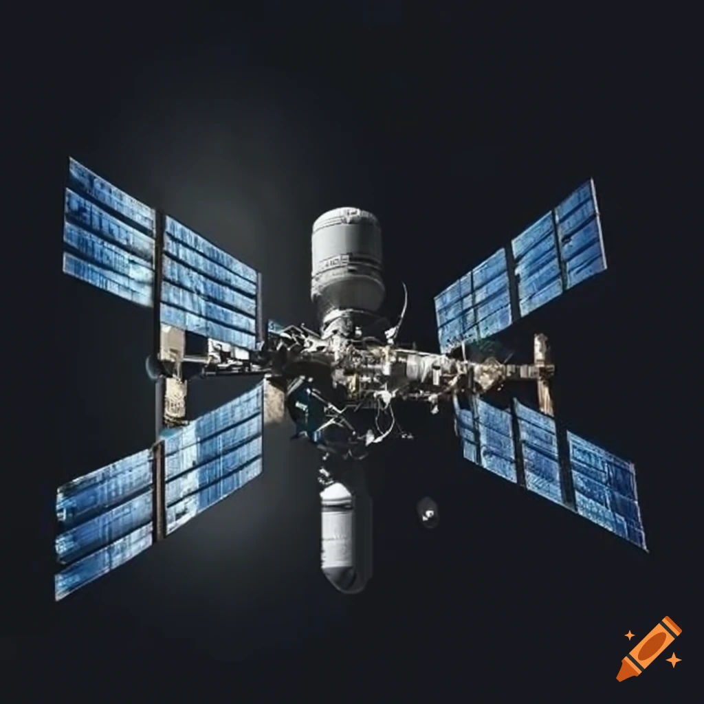 Space station floorplan on Craiyon