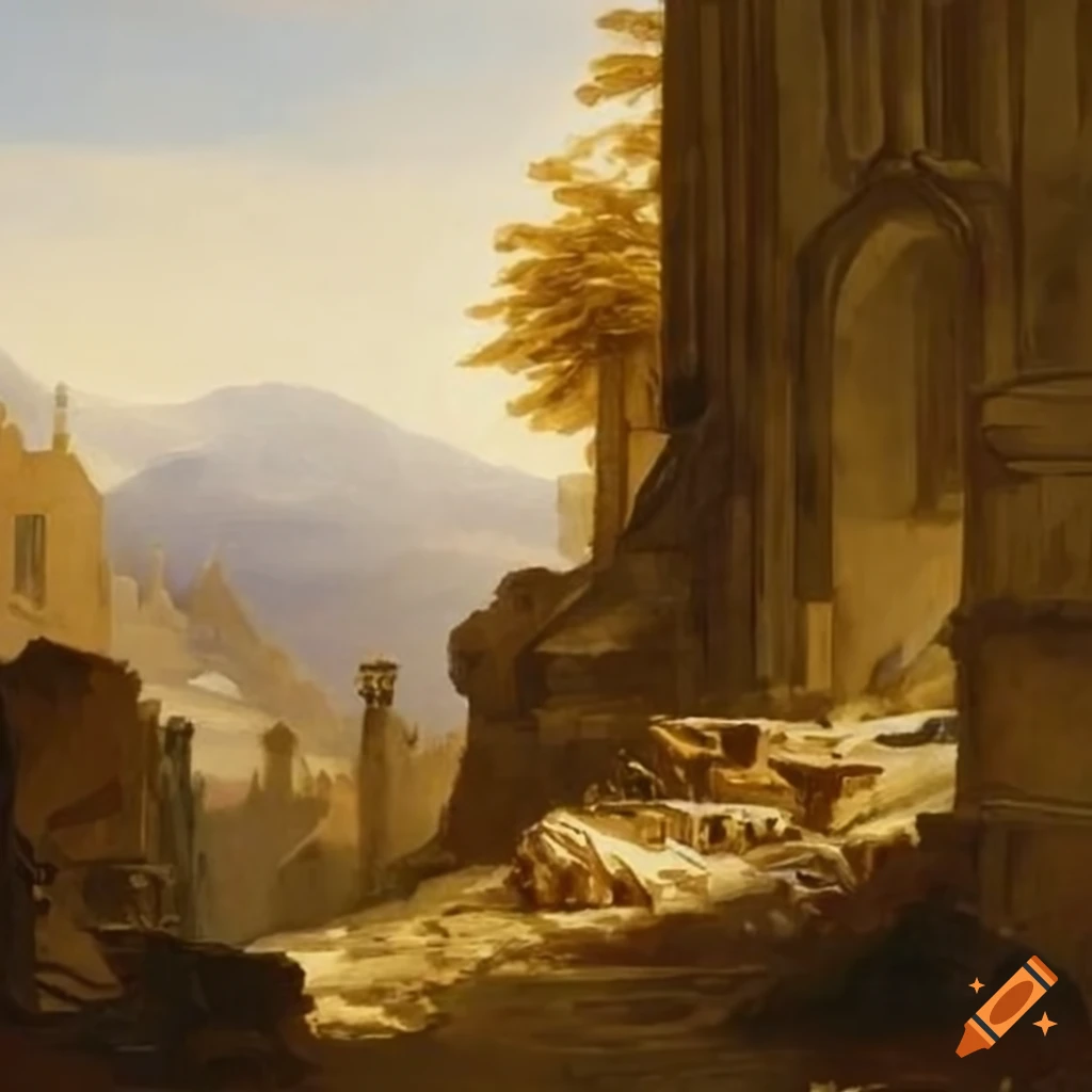 Hubert robert paint land