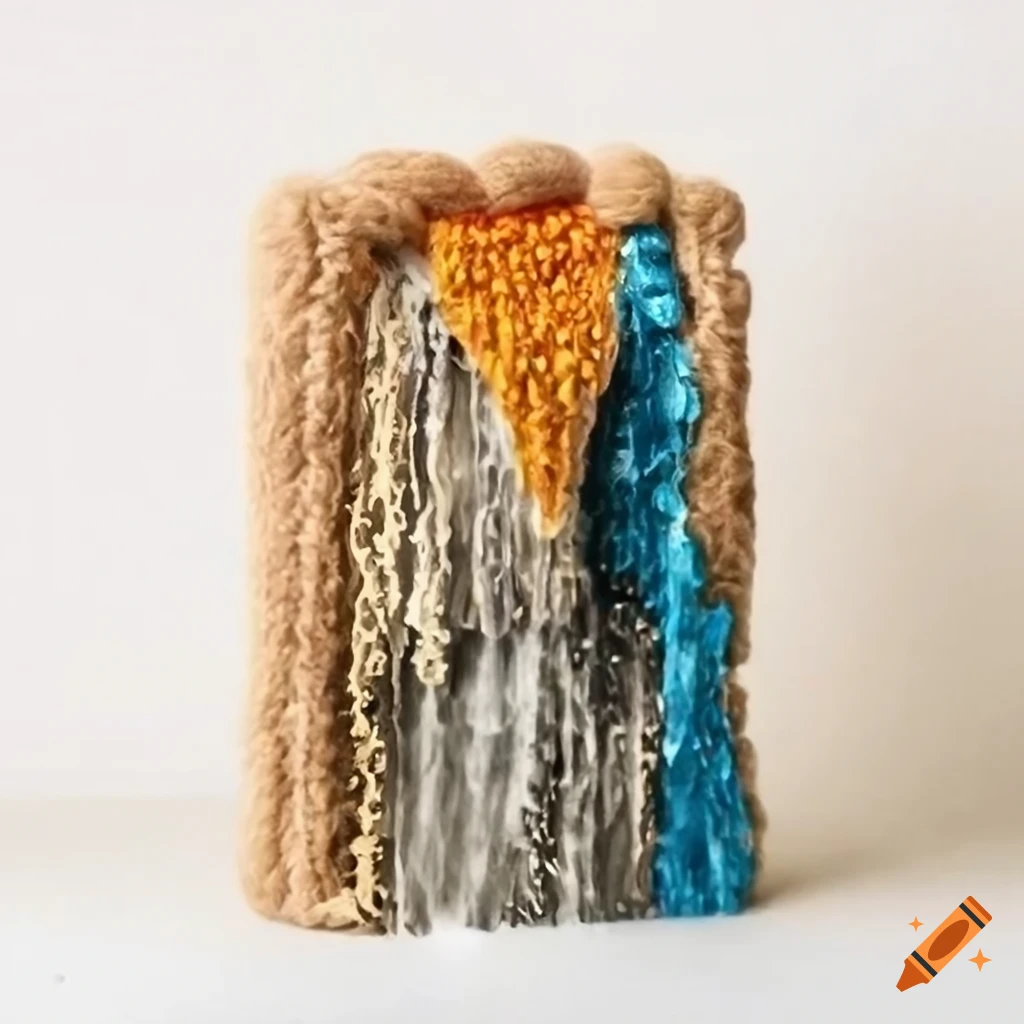 _little_3d_punch_needle_wool_small_island_outline_of_a_waterfall_of ...