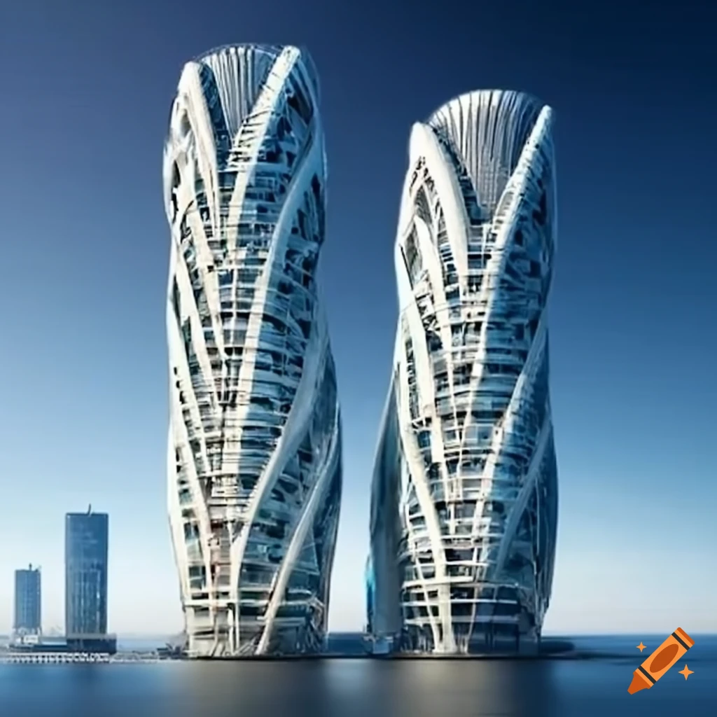A skyscraper designed based on hyperbolas