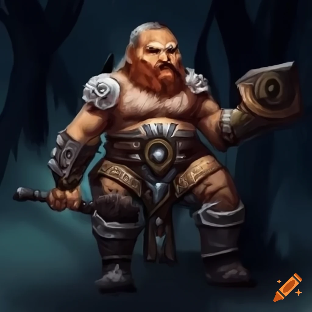 Ttrpg dwarf warrior