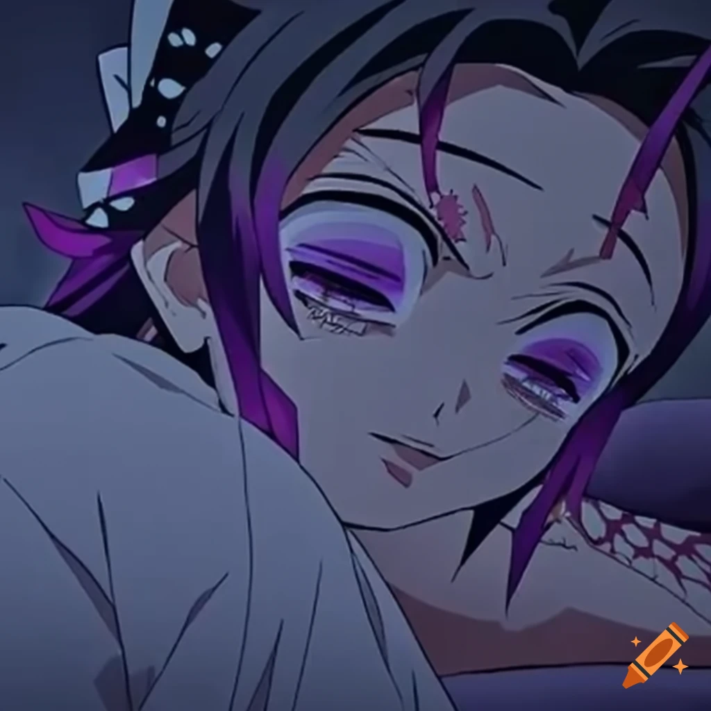 Anime, high definition, Demon Slayer, side angle, Shinobu crying tears ...