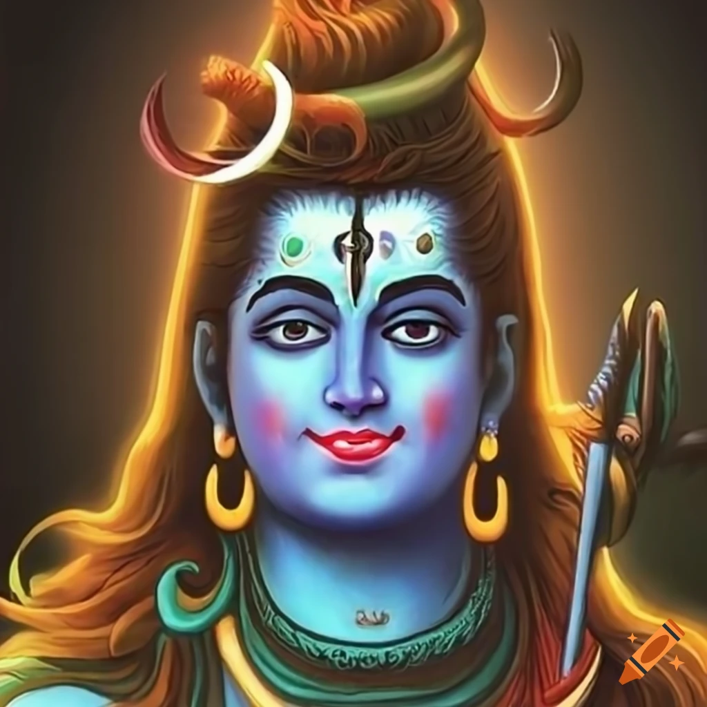 Lord Shiva Angry Face