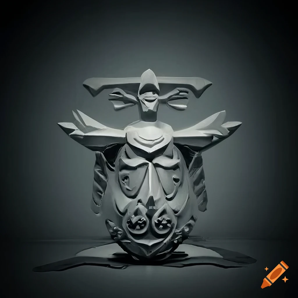 ‘📓 Stave carving’-Style, hd Zelda game sculpture, stunning focal-depth ...
