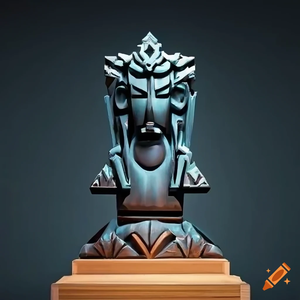 ‘Stave Carvings’-Style, hd Zelda 🥺game sculpture, stunning focal-depth ...