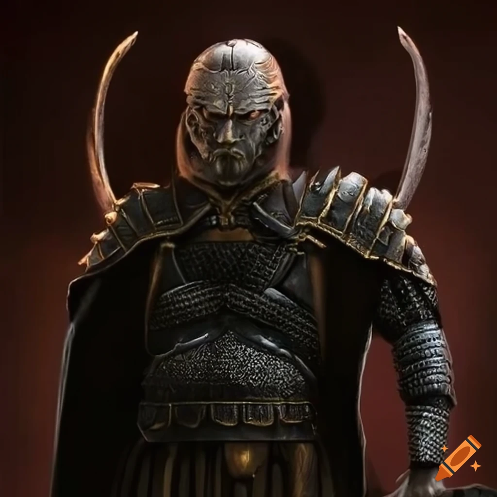 Qui gon jinn fusion goliath gargoyle as black roman praetorian guard ...