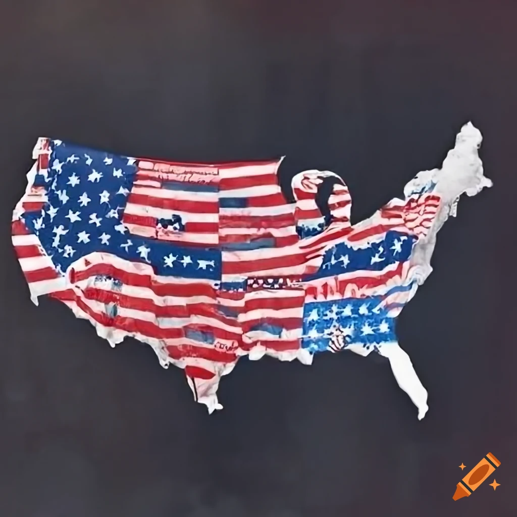 American patriotic presidential election campaign poster