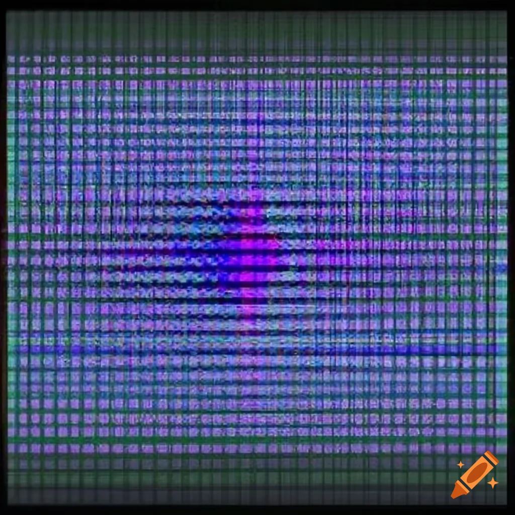 Photograph with pixel disturbance and latent image noise