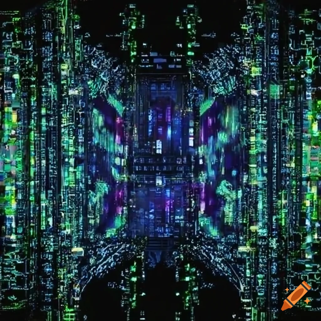 Satellite matrix style on Craiyon