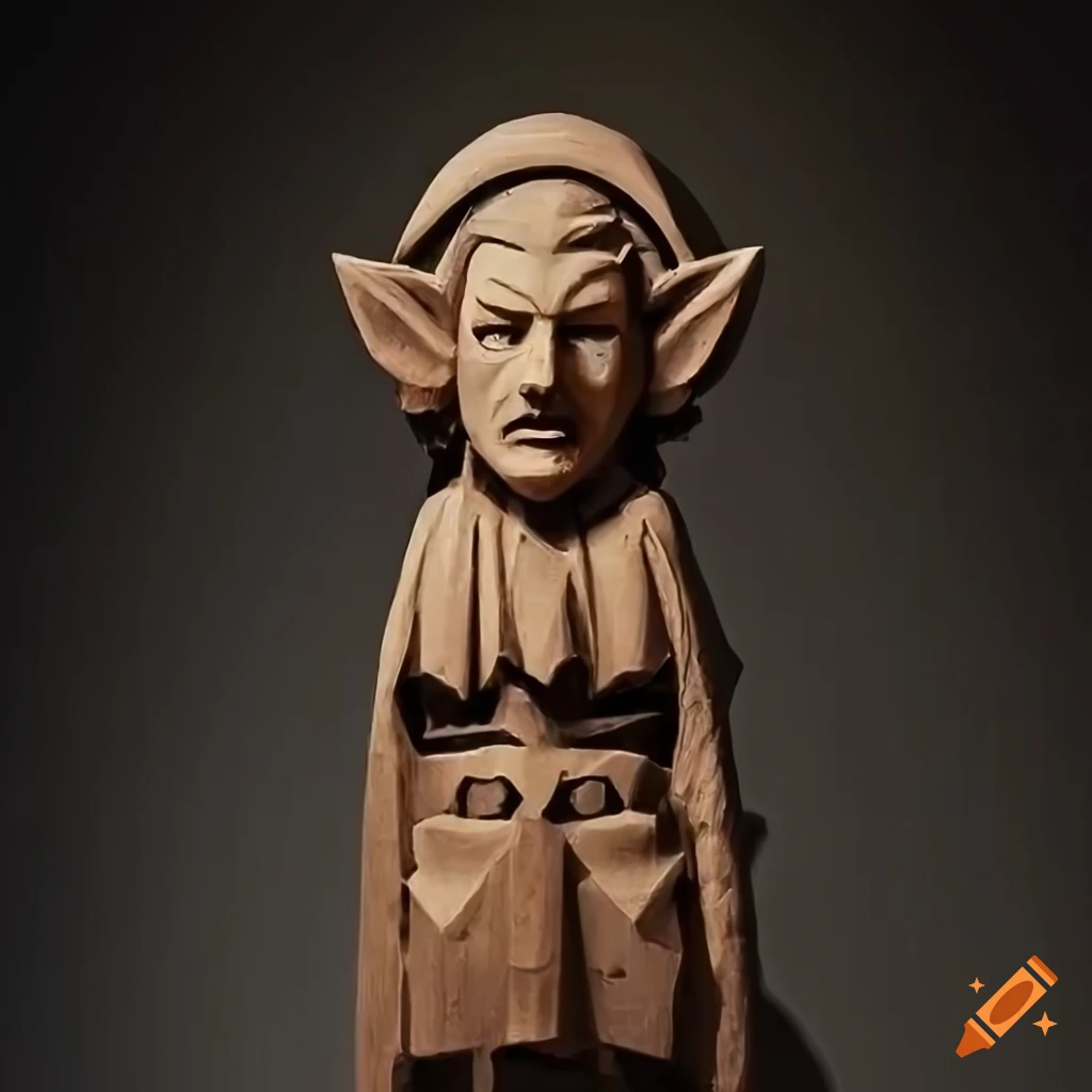 ‘Stave Carvings’-Style, hd Zelda 🥳game sculpture, stunning focal-depth ...