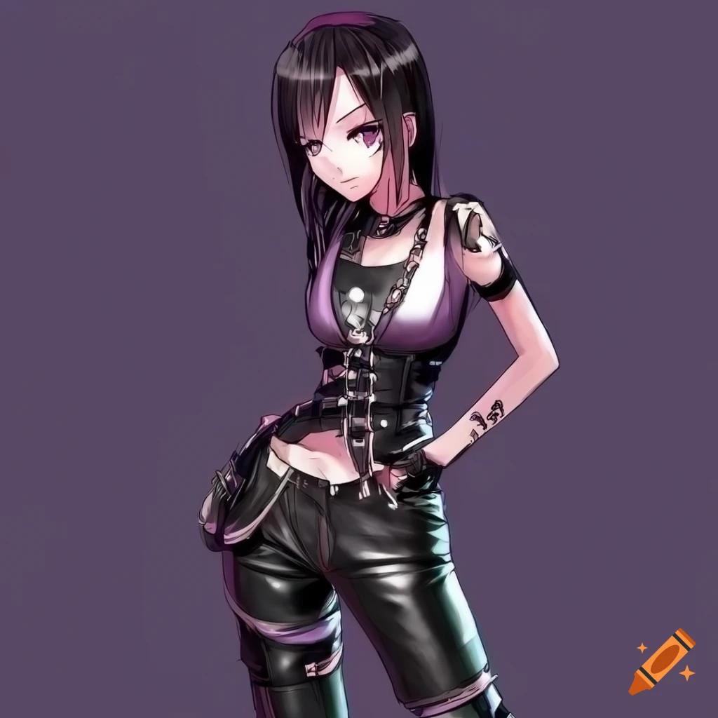 Anime Punk Goth Girl