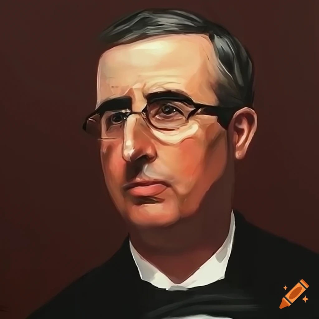 Painting of John Oliver on Craiyon