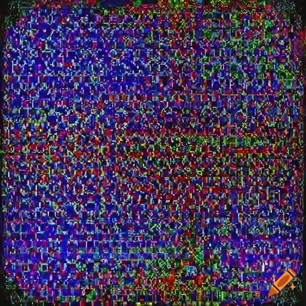 Photograph with pixel disturbance and latent image noise on Craiyon