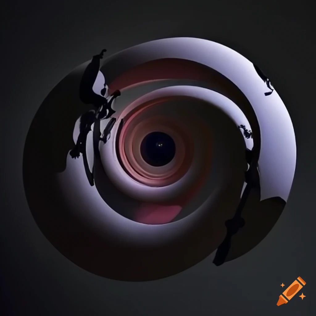 Time twisting dystopian lunar clock