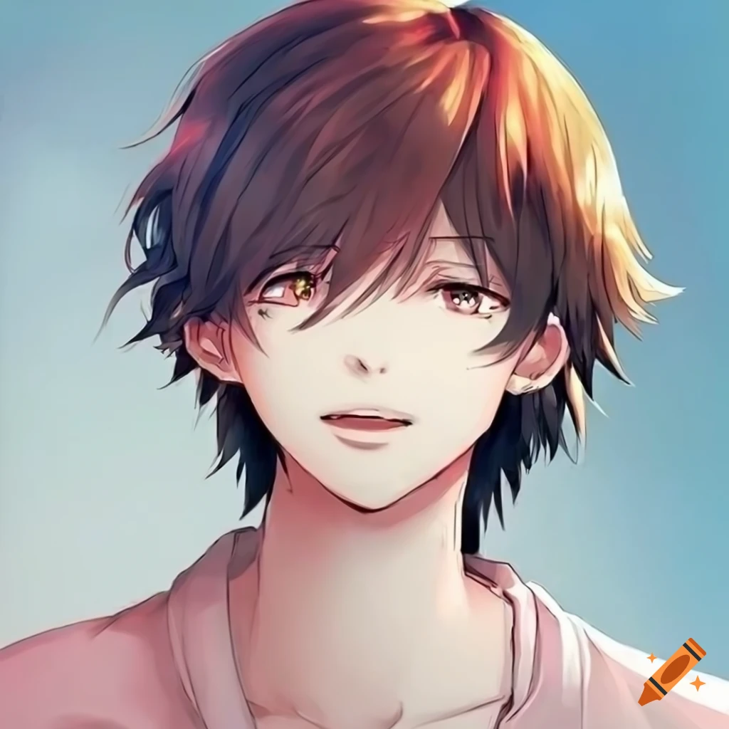 Anime boy on Craiyon